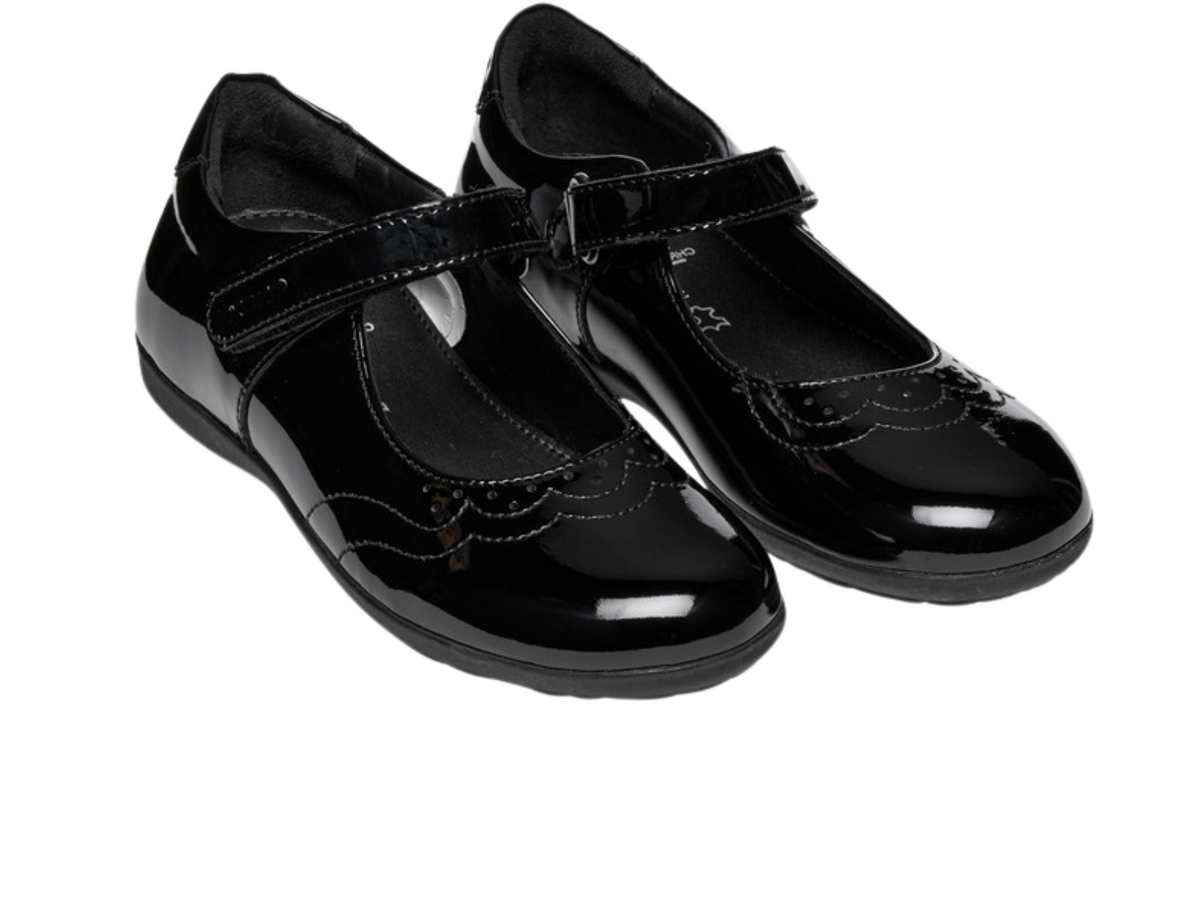 Geox J46MDG Iberide | Girls Mary Jane shoe | Black – Walsh Brothers Shoes