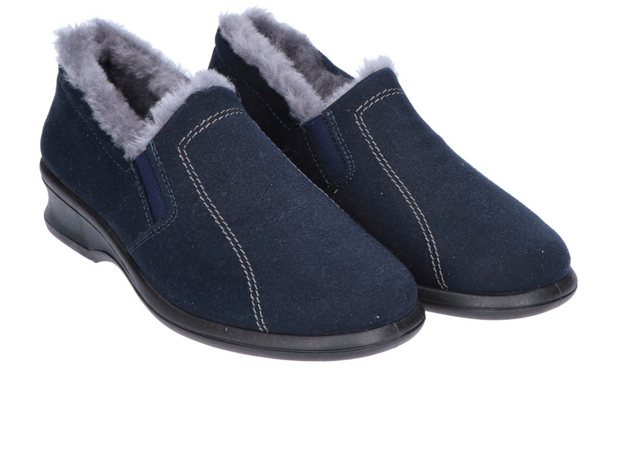 Rohde 2516 50 Blue | Ladies’ Slippers – Walsh Brothers Shoes